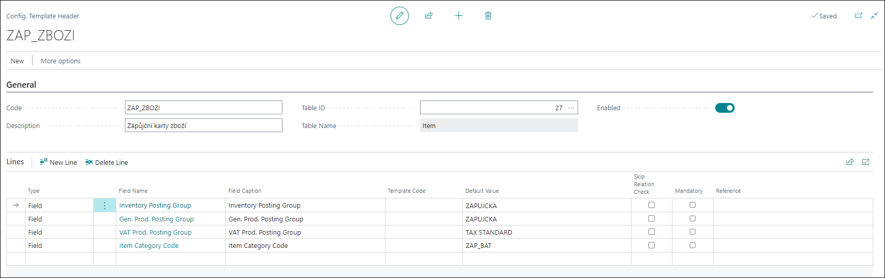 Manual Setup - Application On-line Help